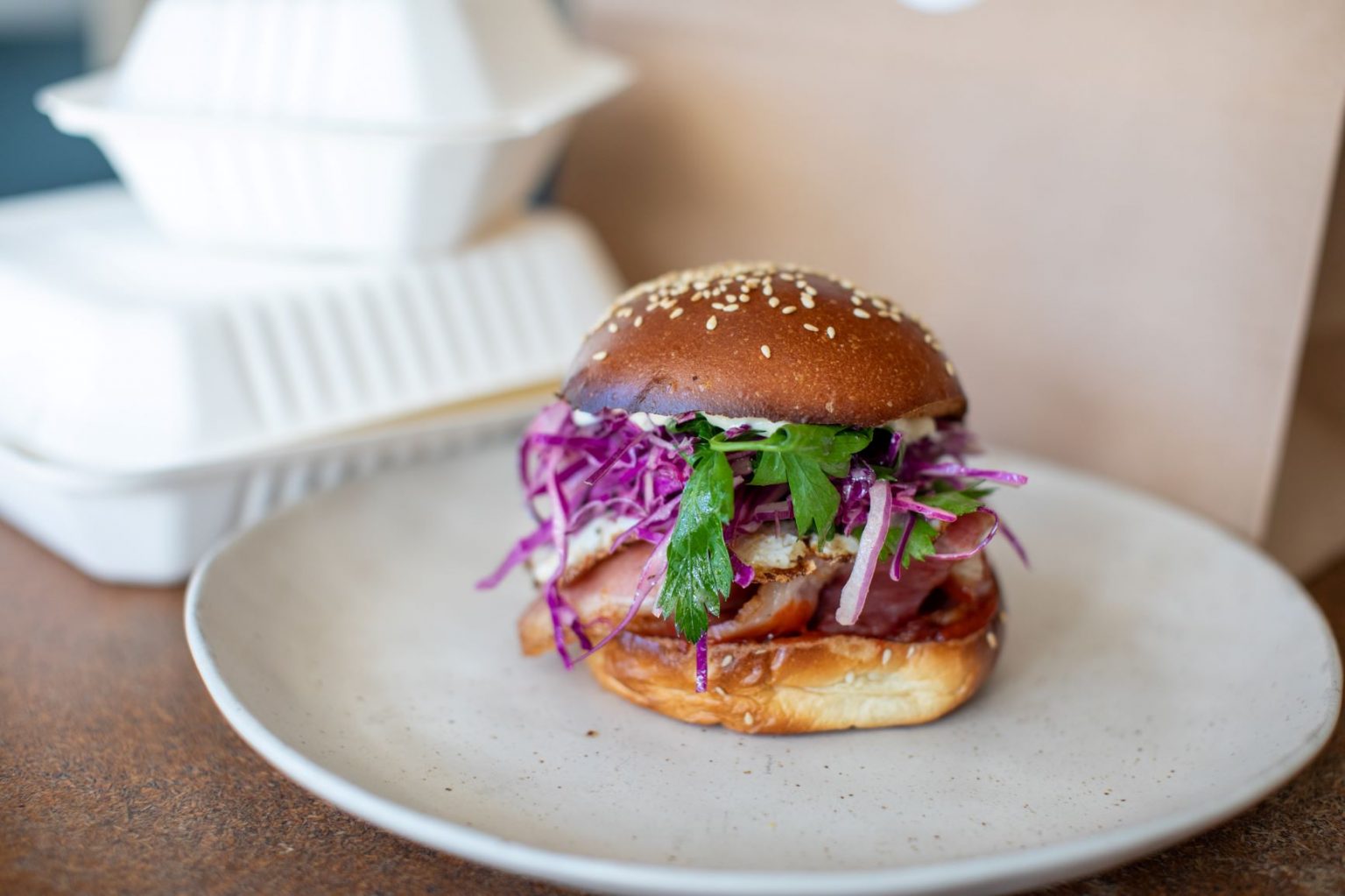 Brekky Burger - Three Blue Ducks