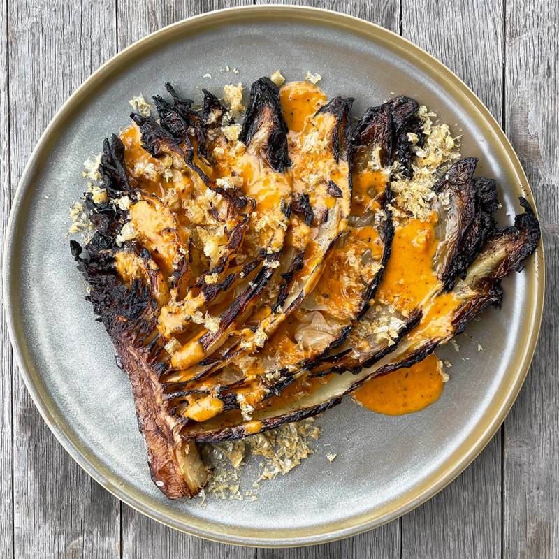 Andy's Dish - Burnt Cabbage - Three Blue Ducks