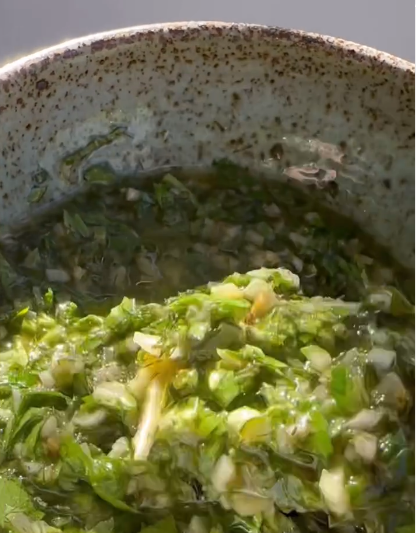 Preserved Lemon Salsa Verde - Three Blue Ducks